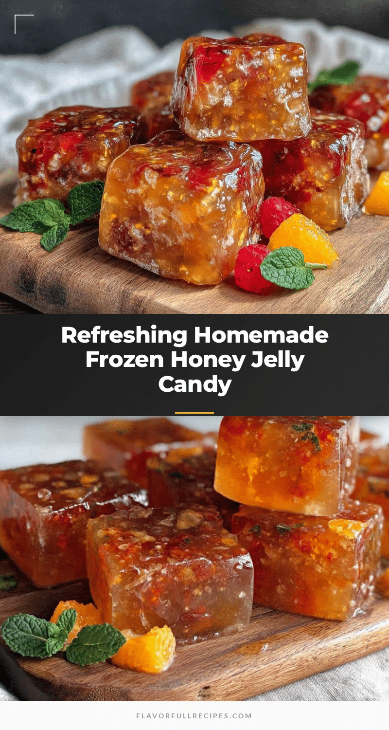 Refreshing Frozen Honey Jelly Candy Recipe Easy Homemade Fruit Juice Treat